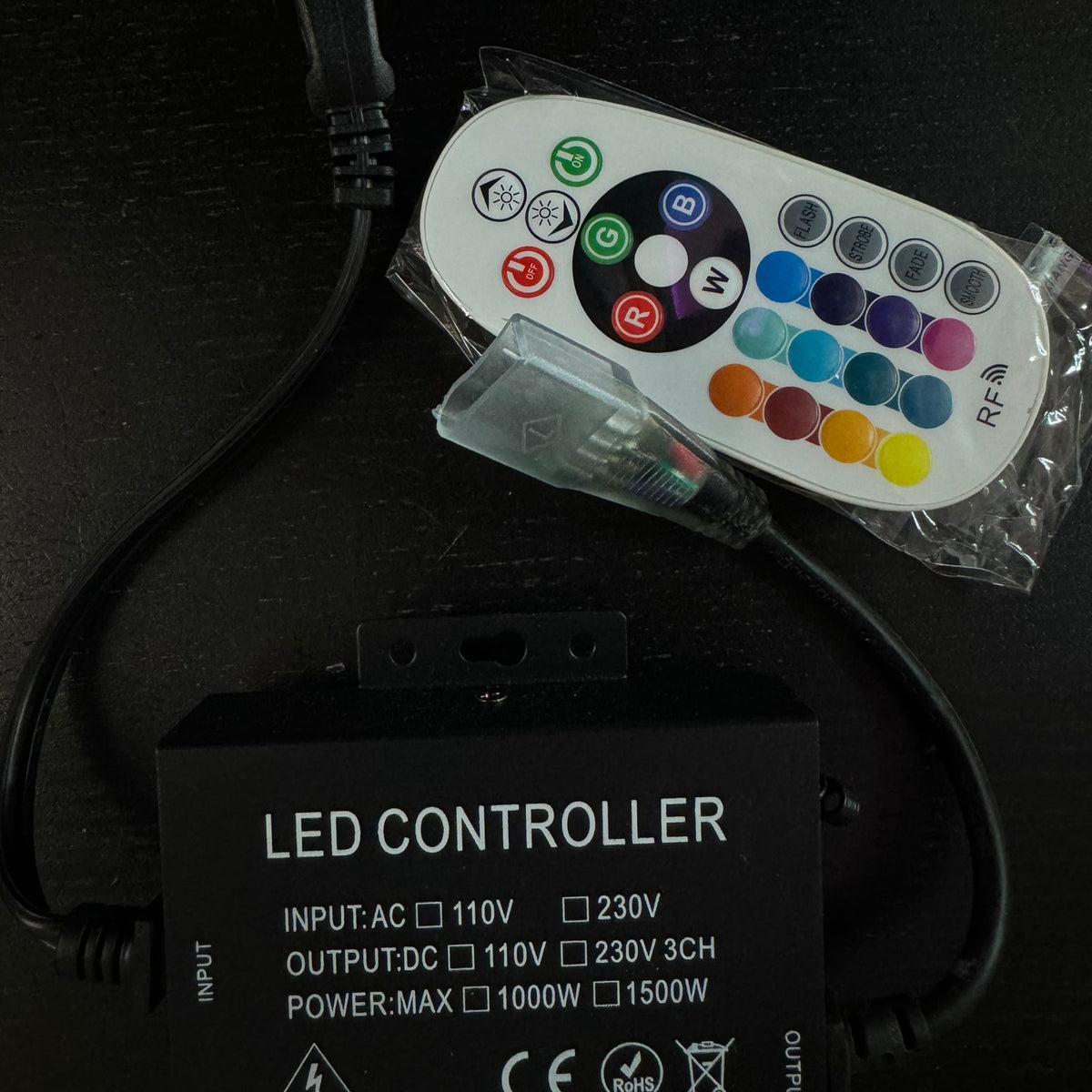Strip Controller - 110V NEON RGB (50m) RF Controller For Lights – ~ LED ...